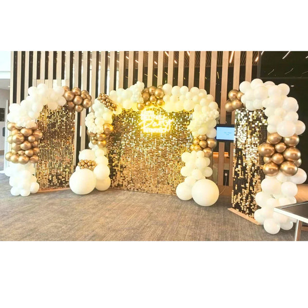 Golden Glam Wall Balloon Bakcdrop – Party Social