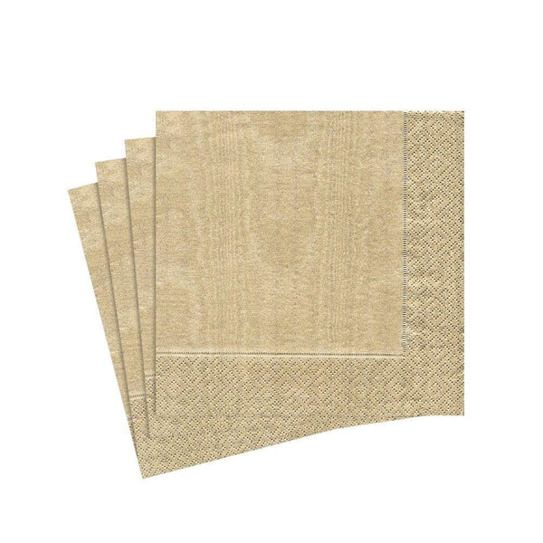 Caspari Moir Gold Cocktail Napkins - 20/Pack | Party Social – Party Social
